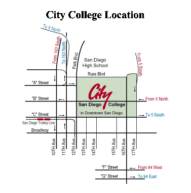 Map & Directions | City Campus Bookstore