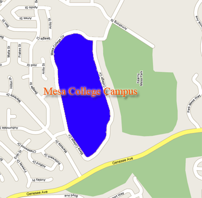 Map & Directions | Mesa College Bookstore